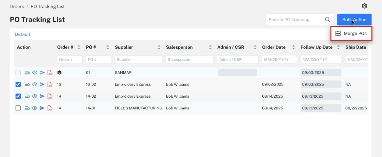 How to Merge PO's – OMG Presentations & Order Management
