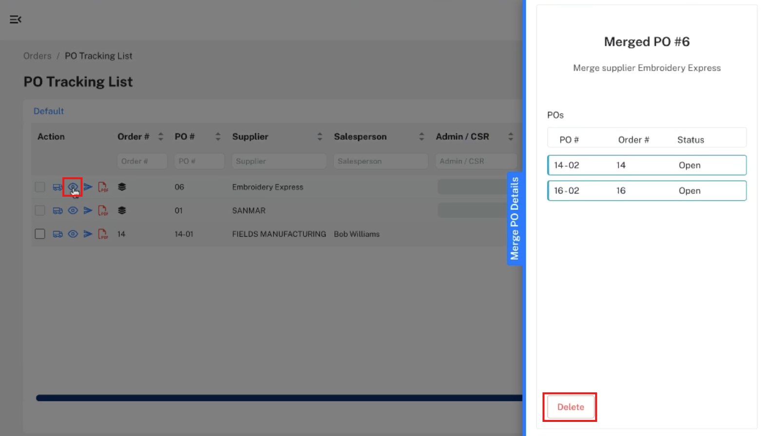 How to Merge PO's – OMG Presentations & Order Management